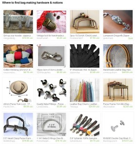 Where to find bag-making hardware & notions, plus MORE bag-making ...