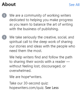 Maximizing Your Writing Community Experience – Judy Nolan