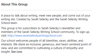 Maximizing Your Writing Community Experience – Judy Nolan